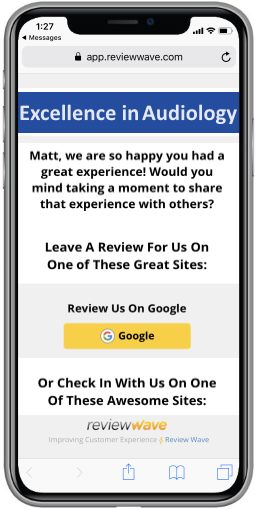 3-ask-for-reviews-mobile-positive-audiology | Review Wave
